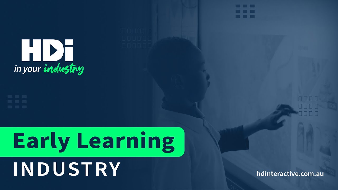 HDi Interactive Screen in Early Learning industry - YouTube