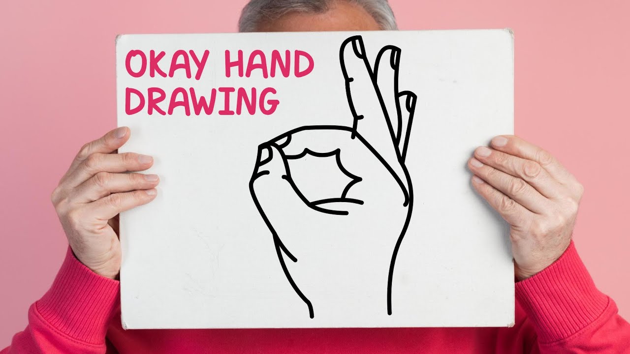 HOW TO DRAW OKAY HAND | Hand Drawing - YouTube