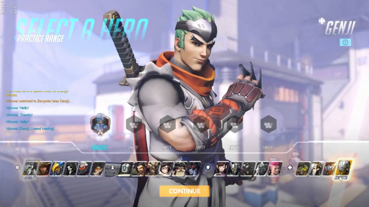 Overwatch skin spotlight! Young Genji and Ifrit Zenyatta - YouTube