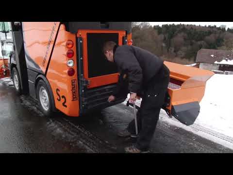 Boschung S2 Multi functional Urban Sweeper Vehicle for Struggling against Snow