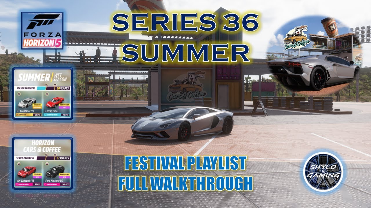 Forza Horizon 5 | Cars & Coffee Festival Playlist: Summer | Full ...