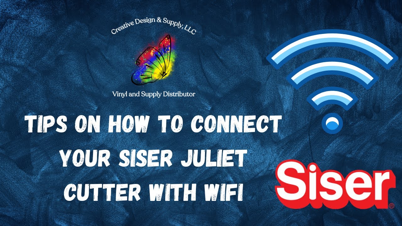Tips on How To Connect Your Siser Juliet Cutter With WIFI #siserjuliet #siser - YouTube