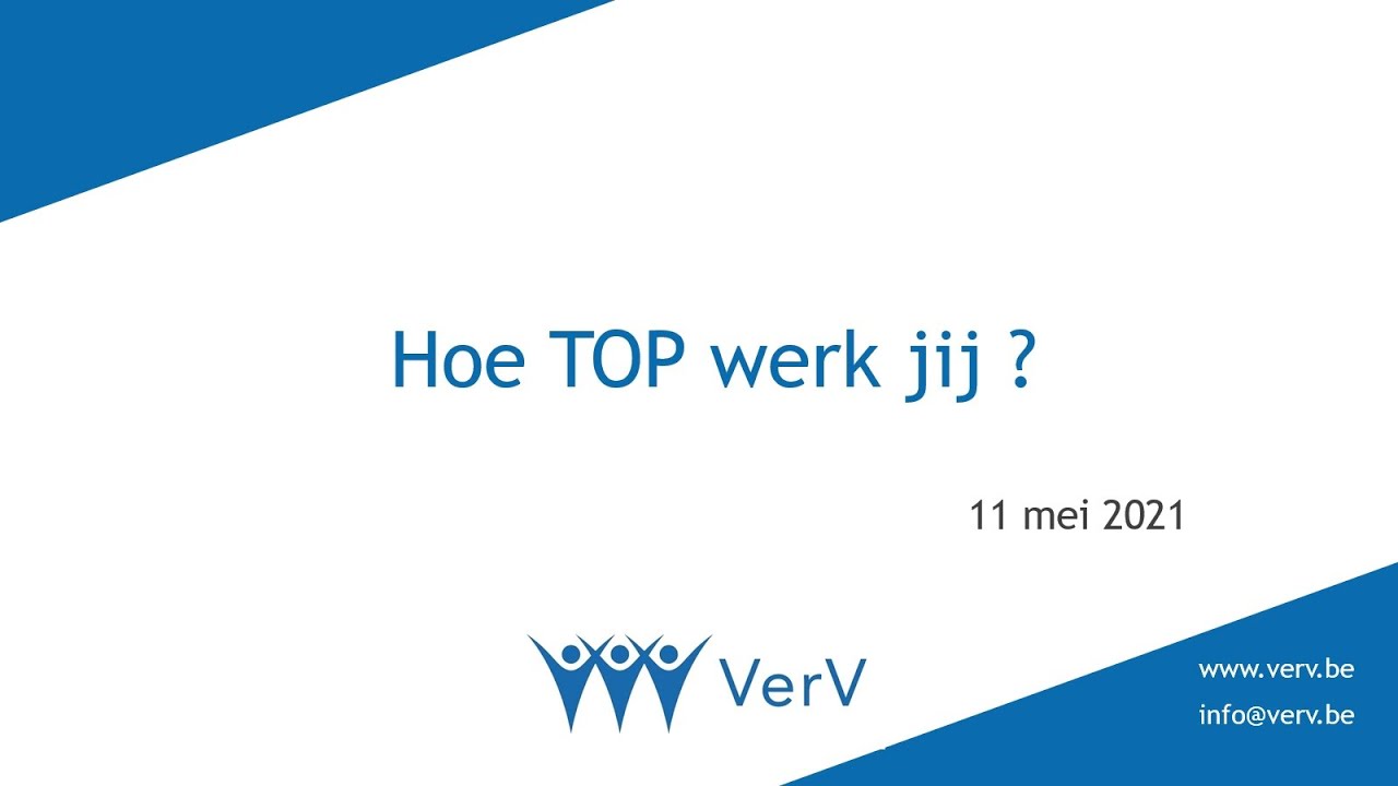 Hoe TOP werk jij - YouTube