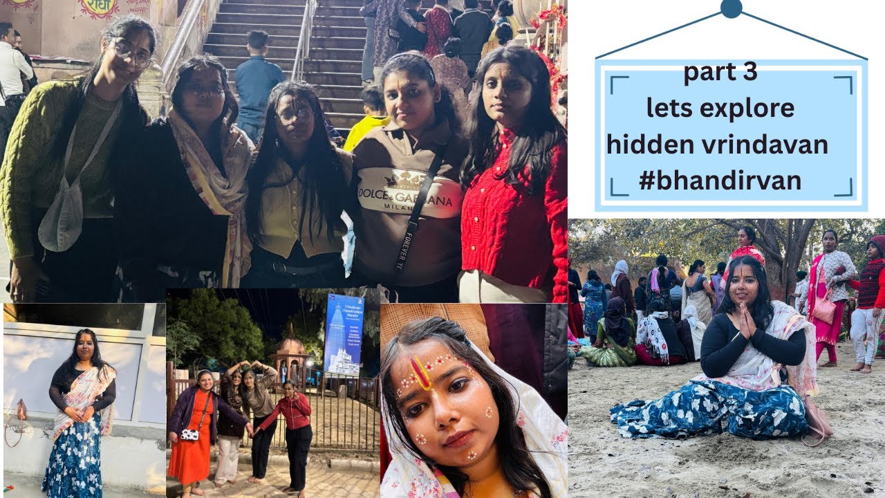 Part 3 of Vrindavan trip with friend #youtube #vlogger #creator # ...