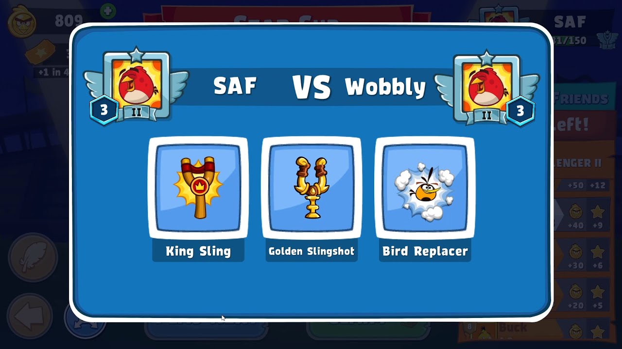 Angry Birds Friends. Star Cup Brawl! SAF vs Wobbly. Passage from Sergey ...