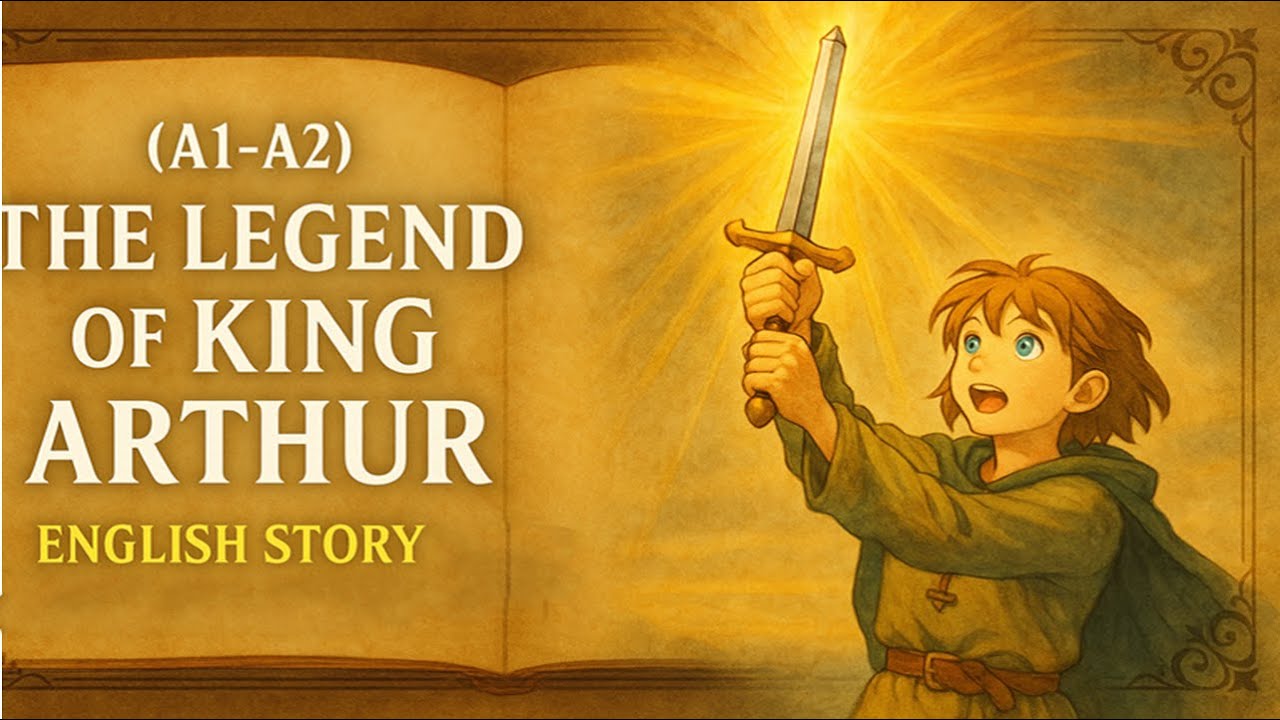 Easy English Story: A1-A2 The Legend of King Arthur #esl # ...