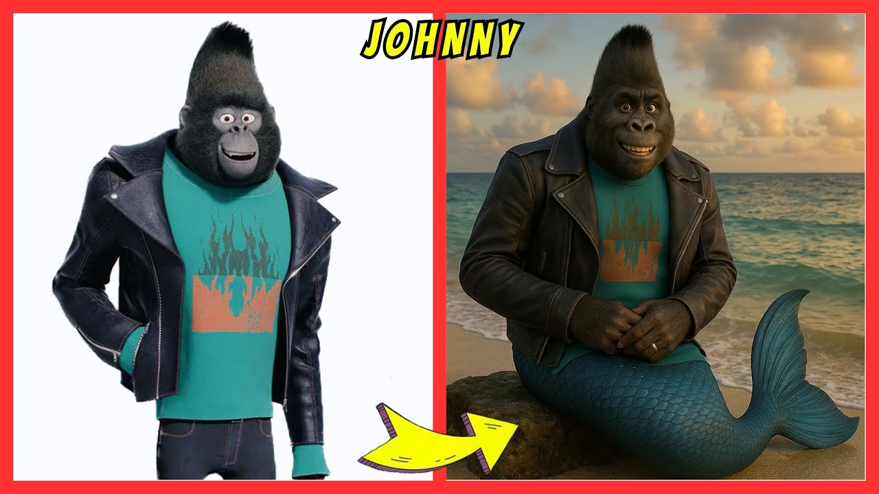 🎤 SING 2 CHARACTERS AS MERMAIDS 🌊🧜‍♀️ - YouTube