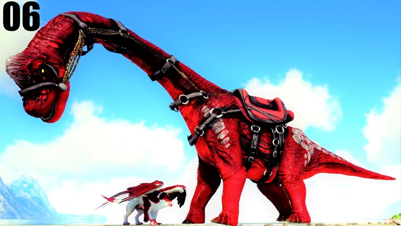BUILDING The GREAT WALL + ALPHA BRACHIOSAURUS & GRIFFIN! | ARK ...