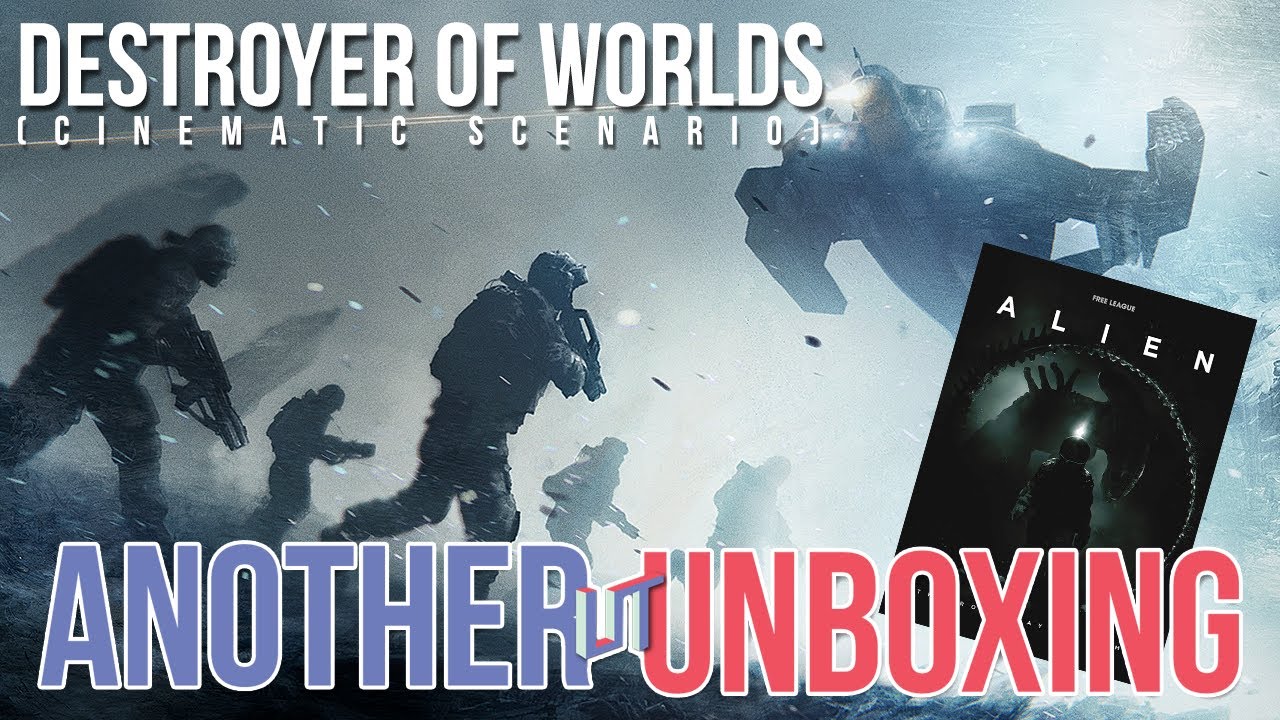 Another Unboxing: Destroyer of Worlds - Cinematic Adventure for Alien ...