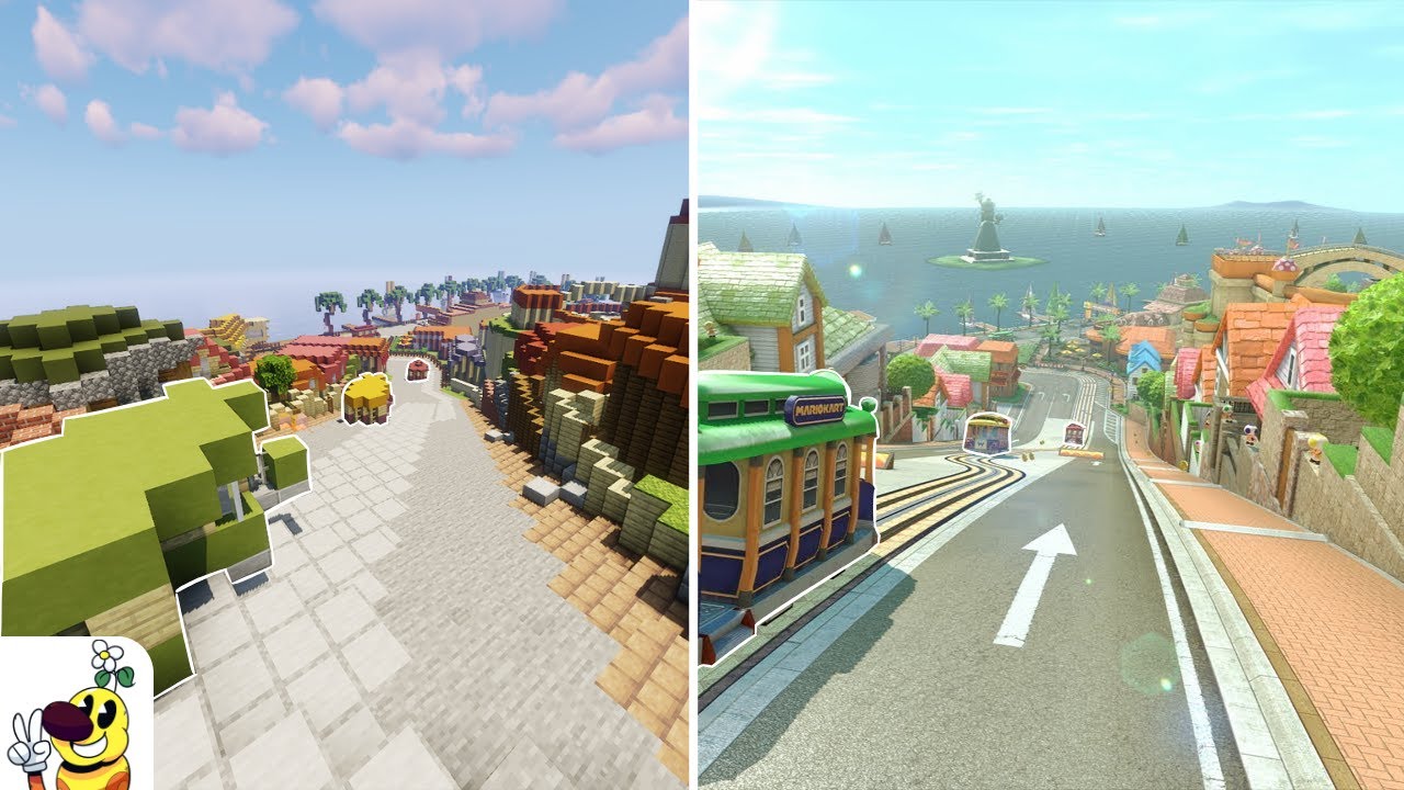 TOAD HARBOR in MINECRAFT - Making every MK8DX track in Minecraft (Ep 6 ...