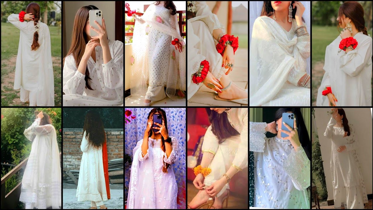 White Dress/Suit Dpz ️🔥 | hidden face poses for girls | Snapchat selfie ...