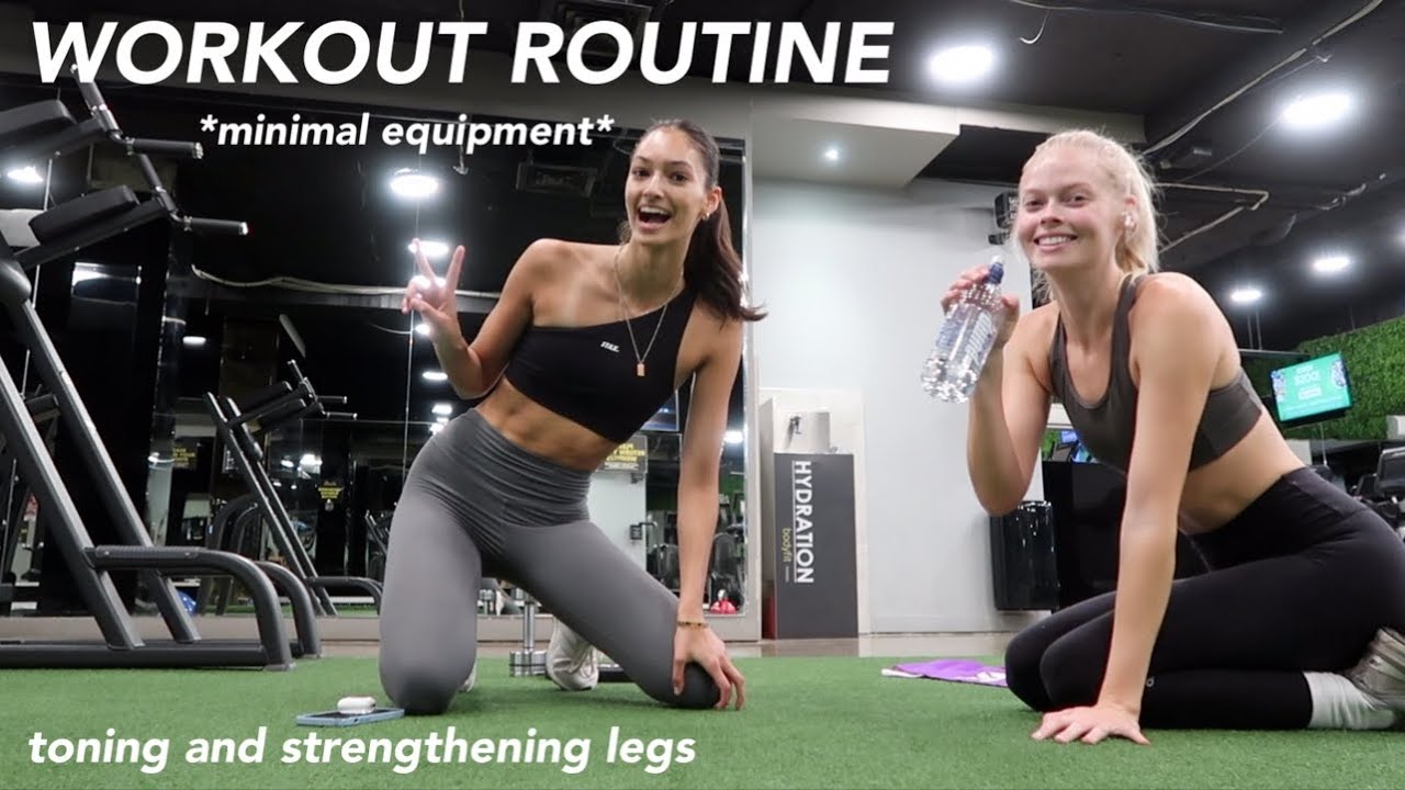 WORKOUT ROUTINE | Leg Toning + Strengthening - YouTube