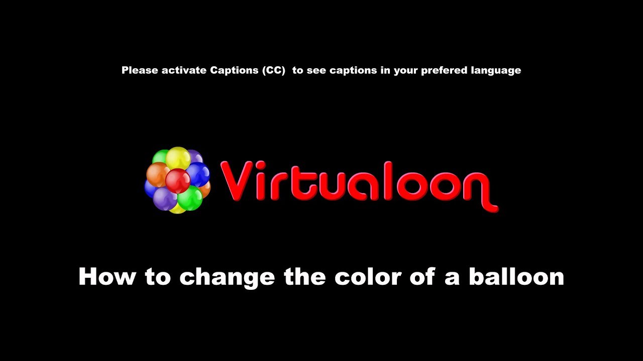Virtualoon Tutorial: Change Color of a balloon - YouTube