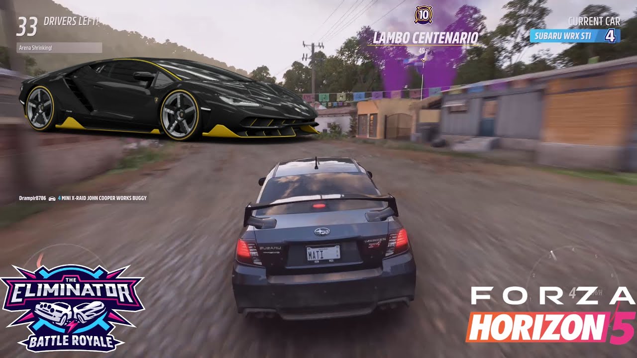 FH5 THE ELIMINATOR CAR DROP LEVEL 10 LAMBORGHINI CENTENARIO AND A ...