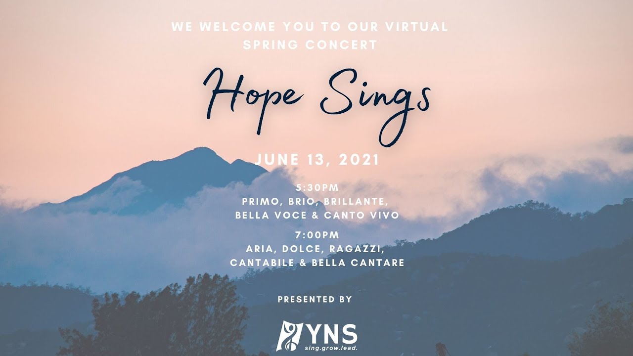 Hope Sings Concert Two - YouTube