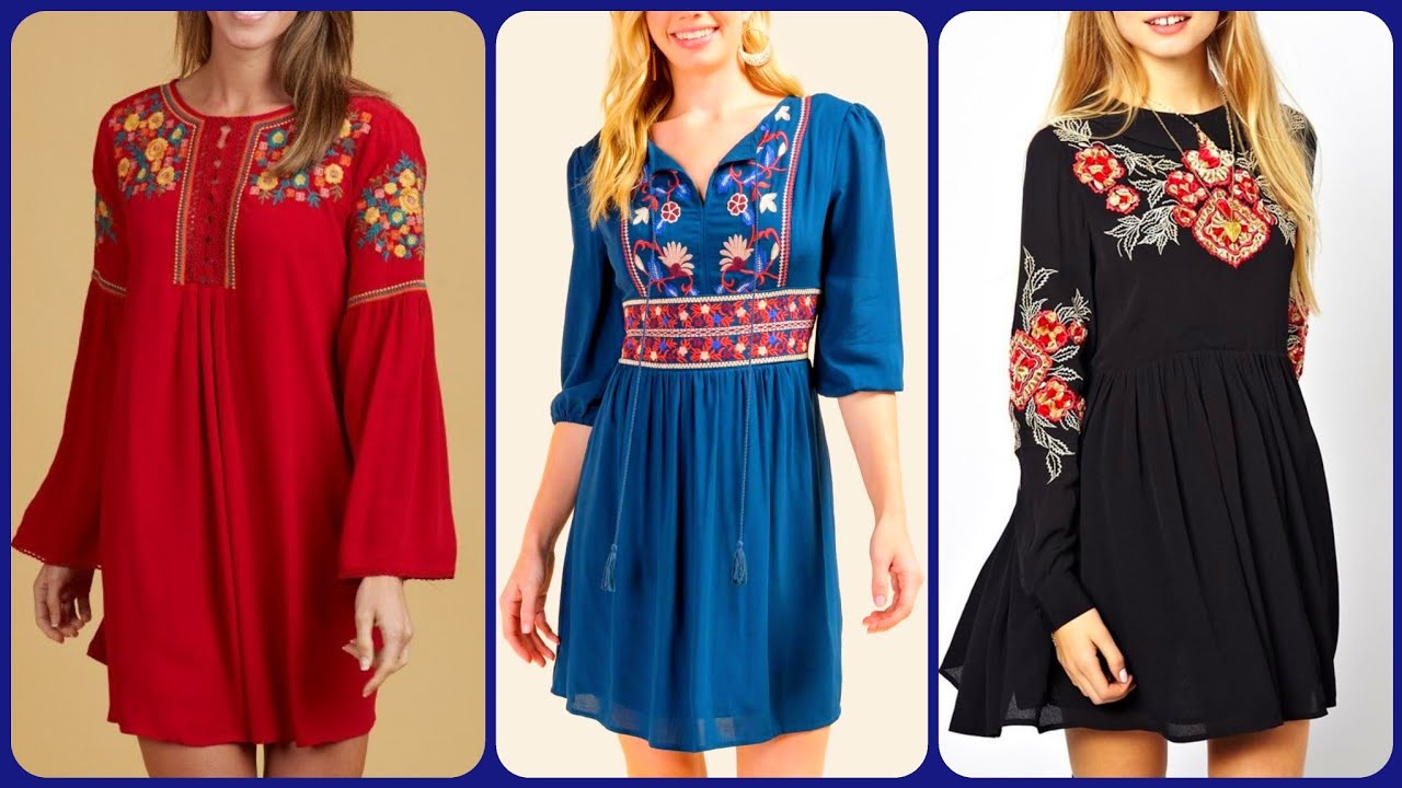 Beautifully makde and broidered blouse and Tops for womens and girls ...
