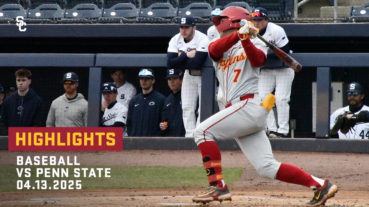Baseball - USC 11, Penn State 6: Highlights (04/13/25) - YouTube