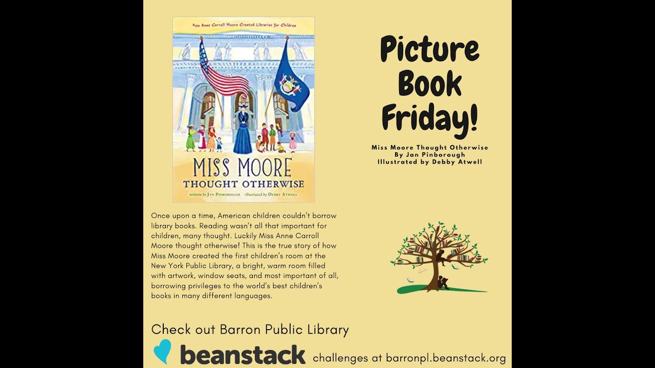 Picture Book Friday With Miss Patricia Miss Moore Thought Otherwise