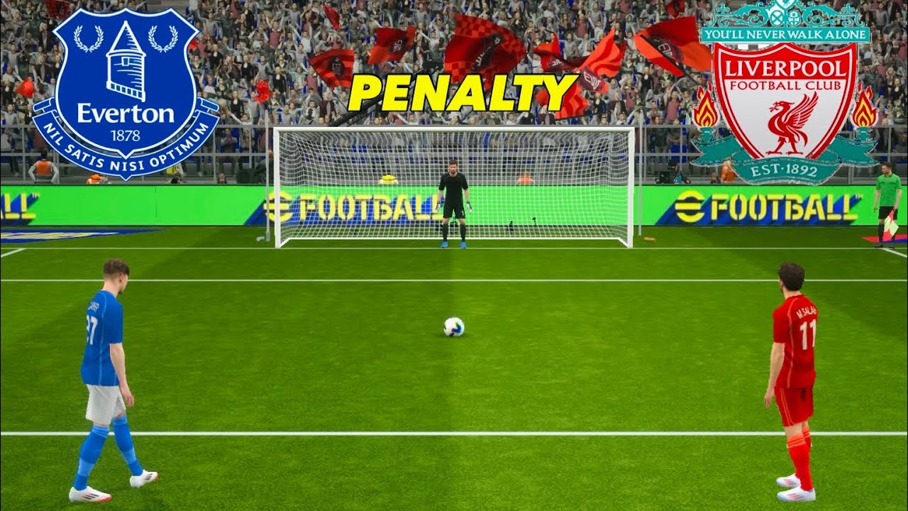 LIVERPOOL VS EVERTON FULL PENALTY SHOOTOUT | LIV VS EVE HIGHLIGHTS ...