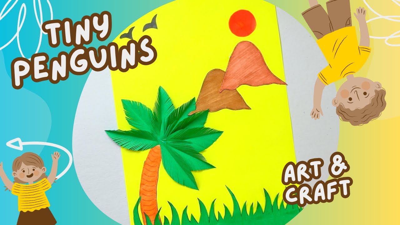 Step By Step DIY Coconut Tree Craft 🌴 – Fun & Easy Kids Craft Idea For ...
