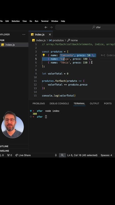 For Clássico Ou Foreach No Javascript Shorts Typescript Programação Javascript Foreach