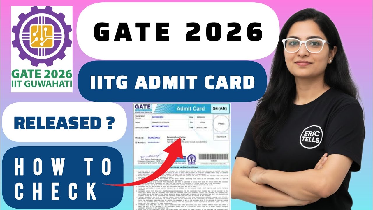 gate 2026 admit card | gate 2026 hall ticket - YouTube