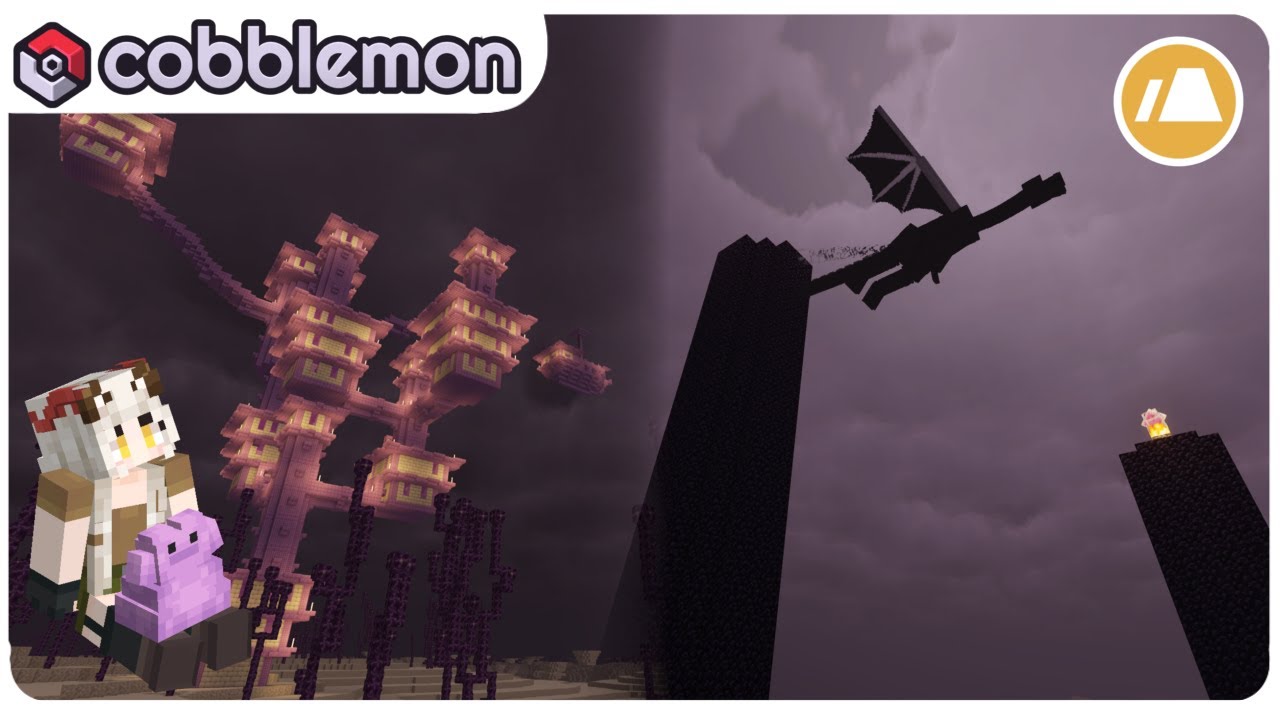 We are DEFEATING THE ENDER DRAGON in Cobblemon | Minecraft Pokemon ...