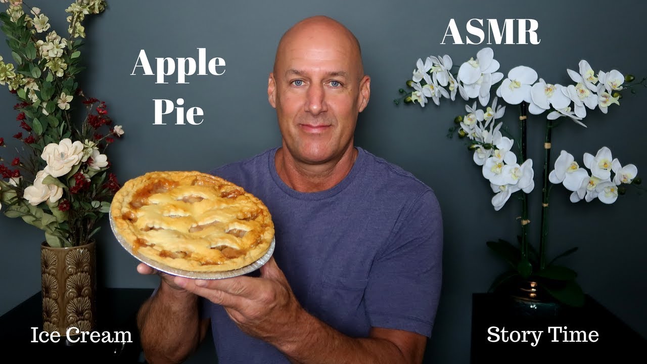 ASMR Apple Pie and Ice Cream (Eating Sounds) Story Time~Soft Spoken ...