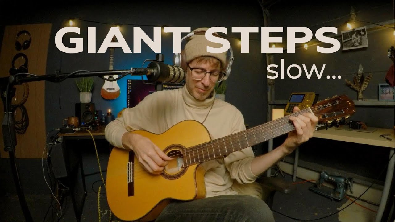 Giant Steps (Slow) Solo Jazz Guitar Arrangements - YouTube