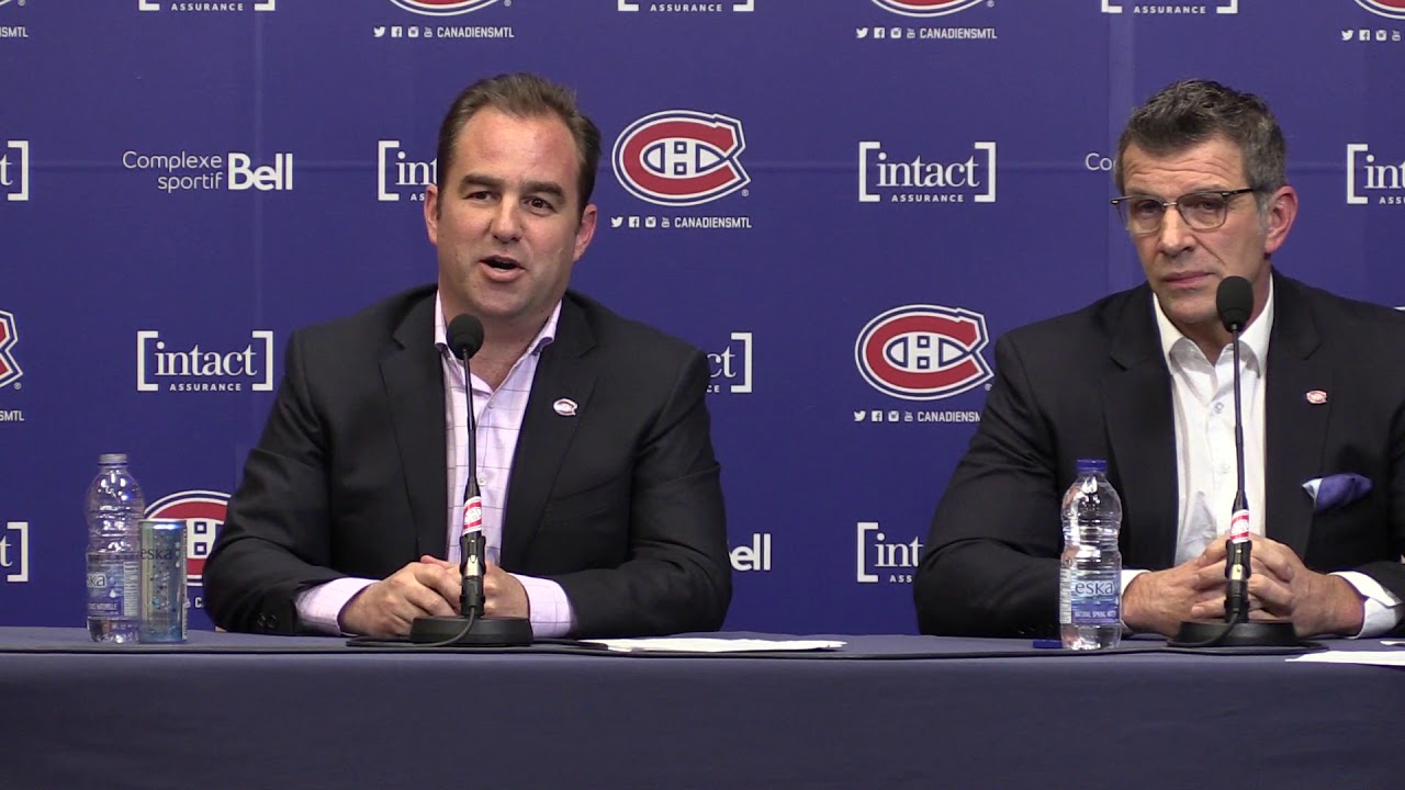 Canadiens president and co-owner Geoff Molson meets the media - YouTube