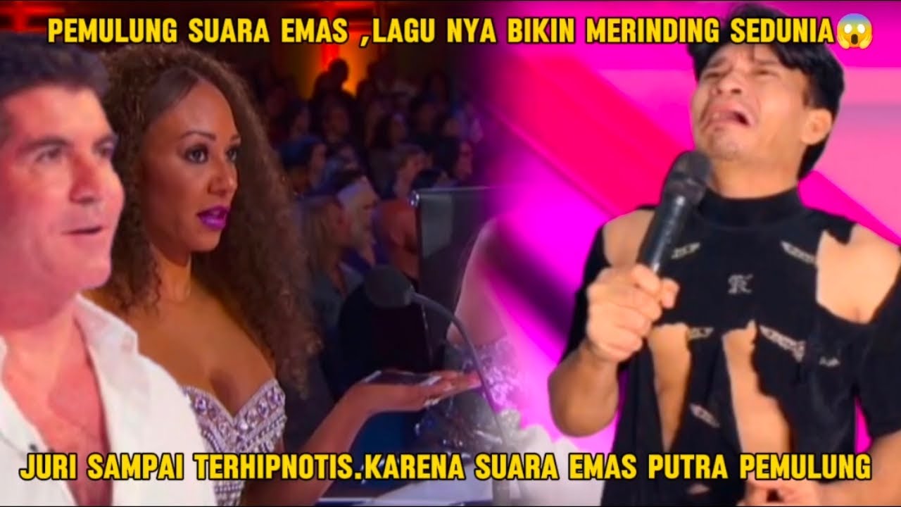 Juri nya sampai heran Pemulung suara Emas Nyanyikan lagu ini di America ...