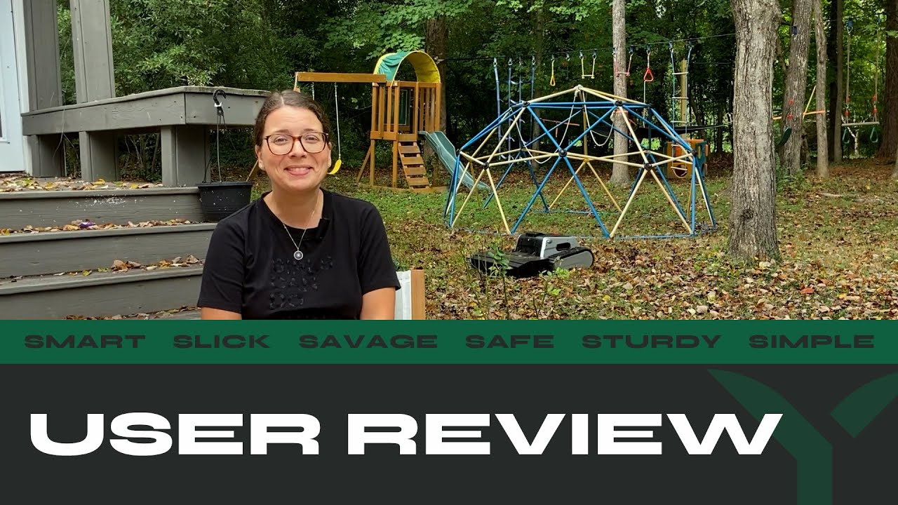 Listen to Aude How Lymow One Handles Her Busy Yard with Ease and Safety - YouTube