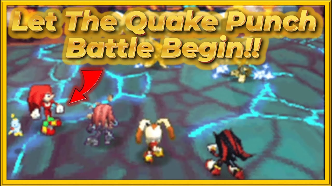 Knuckles Wins The Quake Punch Battle! - YouTube