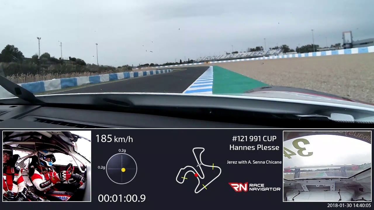 Jerez with A. Senna Chicane, 991 CUP, 01:50.571 - YouTube