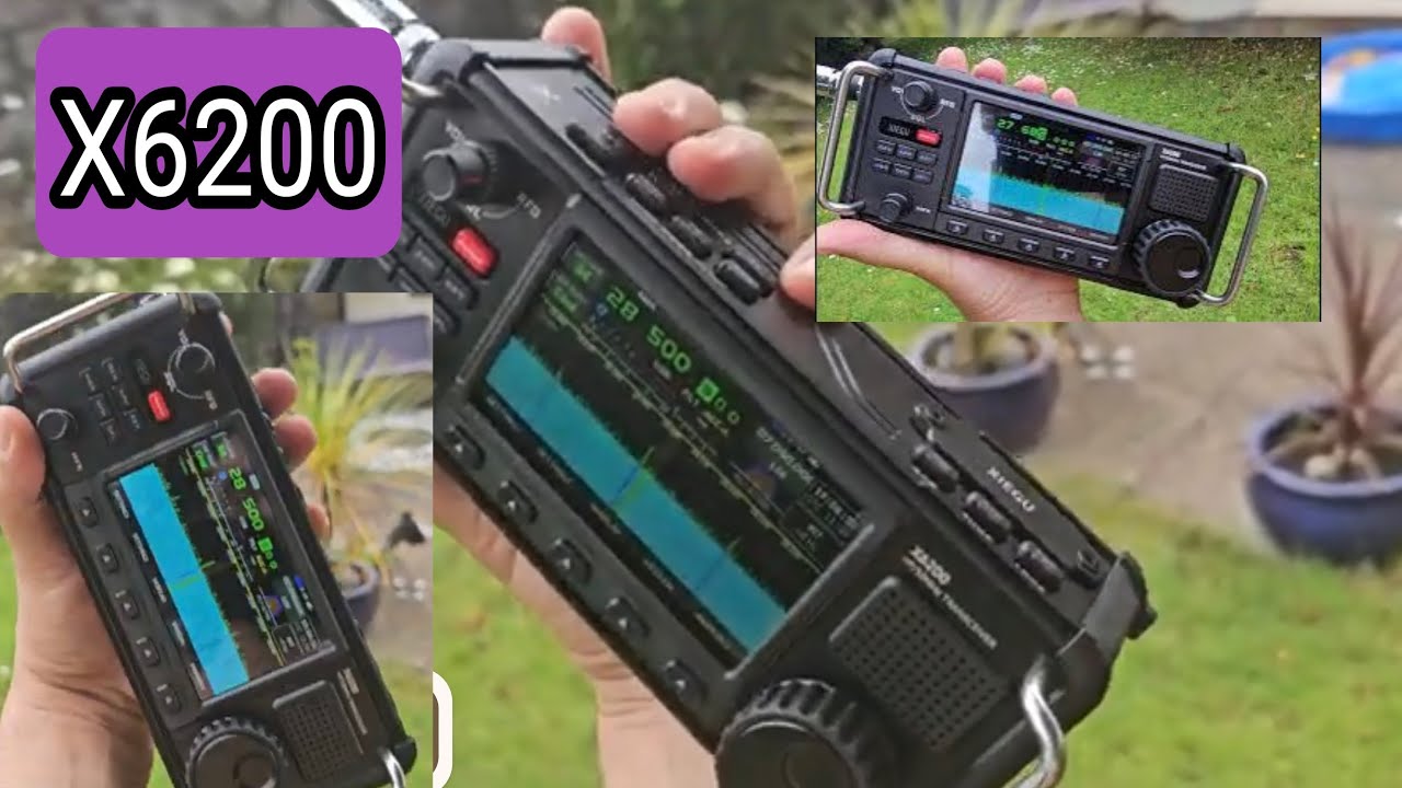 XIEGU X6200 - 10 METERS Portable - YouTube