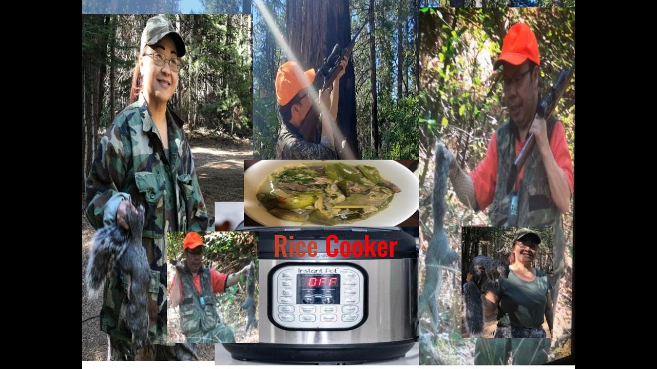Squirrel Hunting D6(Twain Harte, CA) and Cooking Squirrel( Tua Nas D6 ...