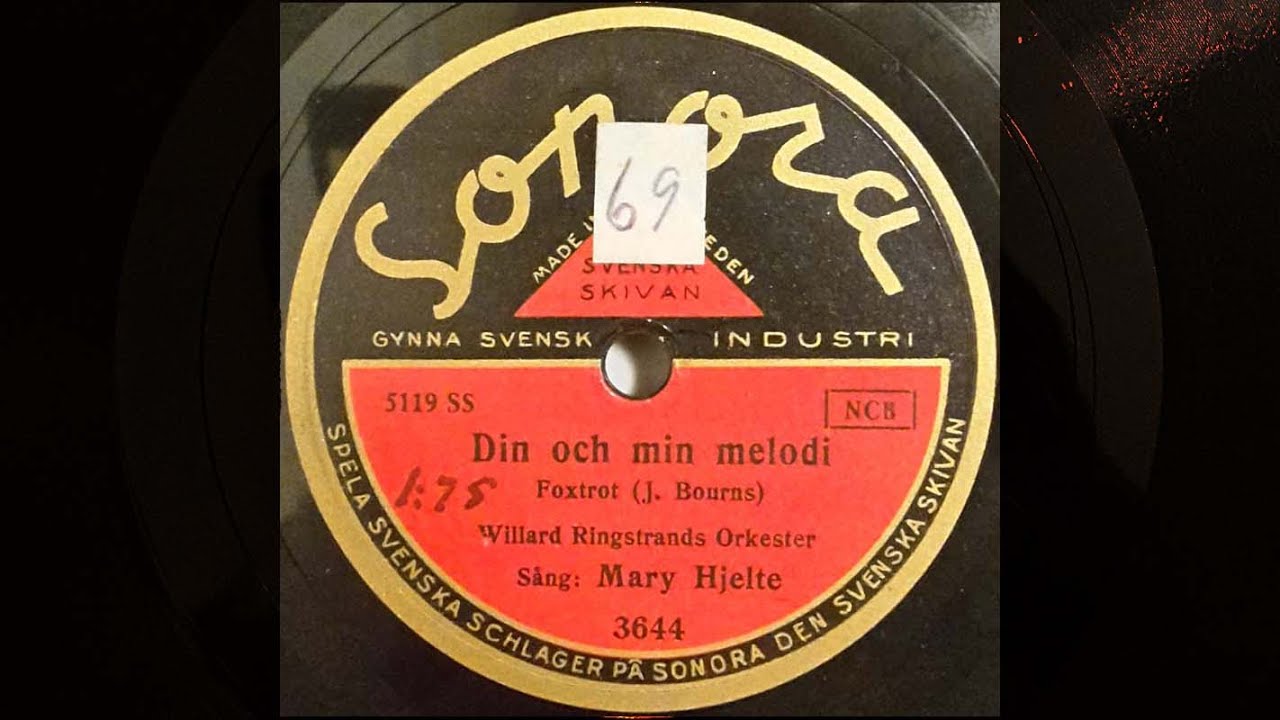 Din och min melodi. Av Johnny Bode - YouTube
