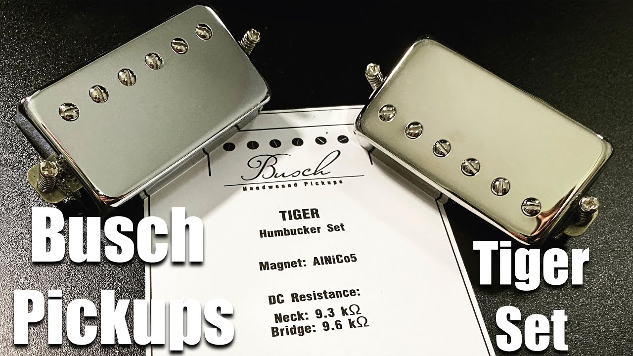 Busch Pickups Tiger Humbucker Set - YouTube