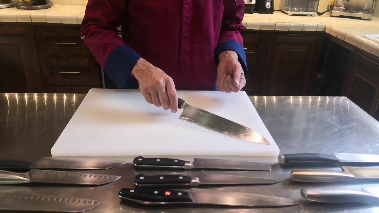 How to hold, move and use a chef knife properly & how position your ...
