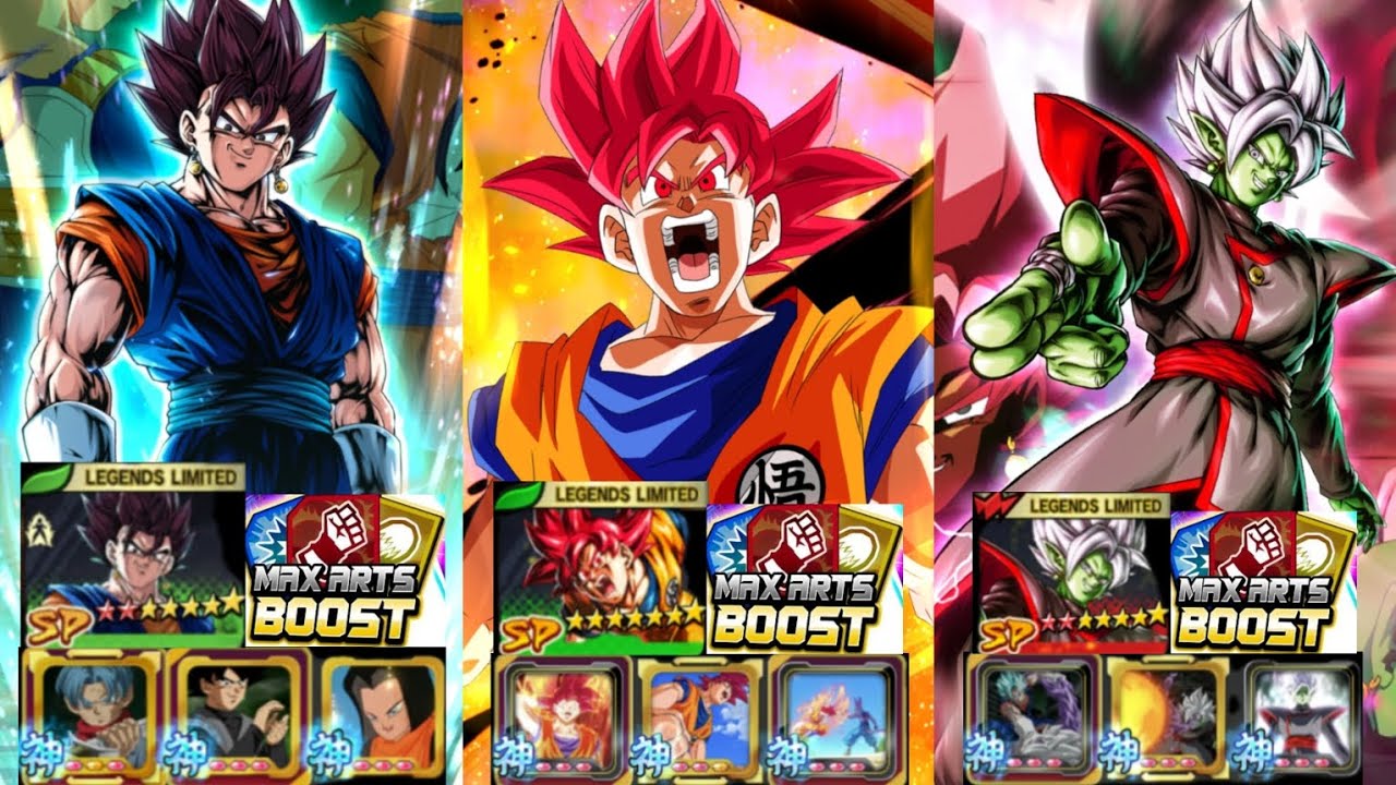 PART 2-LF GODKU ON FUSION WARRIORS!(Dragon Ball Legends) - YouTube