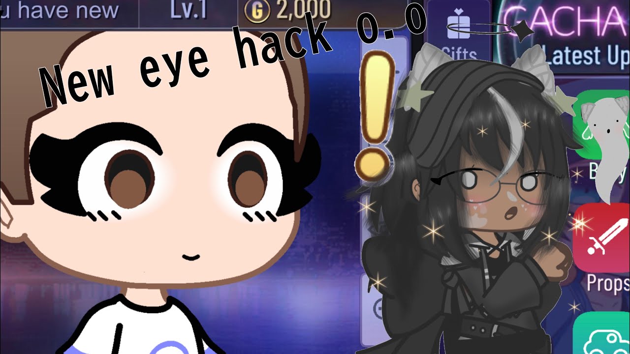 ⚠️NEW GACHA EYE HACK⁉️😮 - YouTube