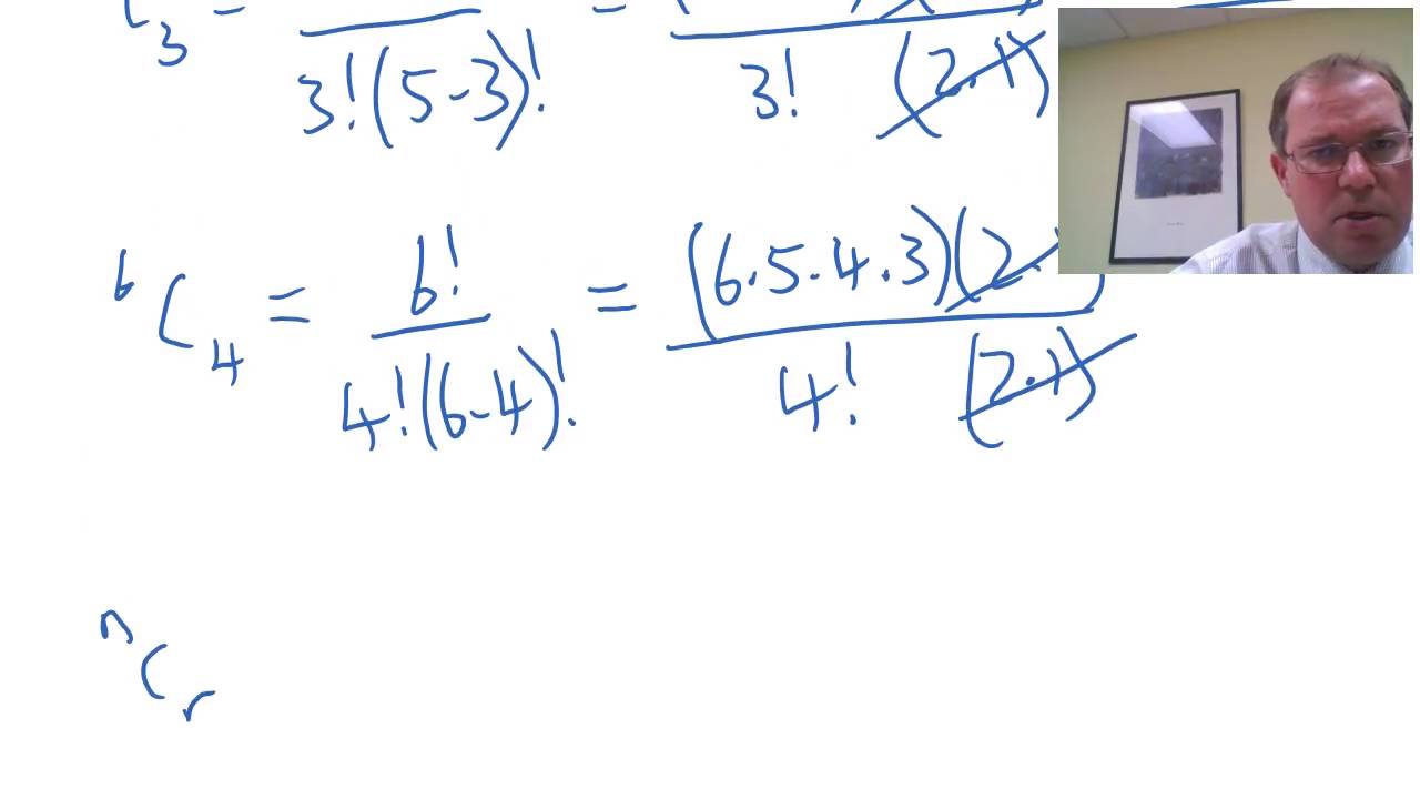 Using NCr To Get The N r Formula YouTube