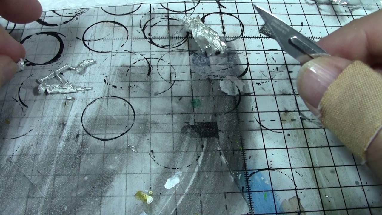 Preparing, Cleaning and Building metal miniatures - YouTube