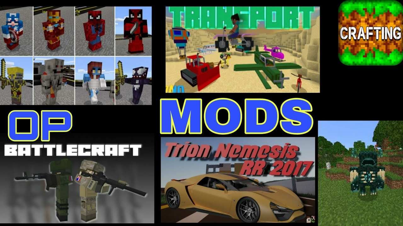 10 op mods for crafting and building - YouTube