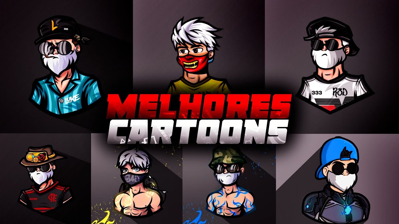 CARTOON FF/LANÇOU NOVO PACK DE CARTOON (100%GRÁTIS,SEM NOMES)DOWLOAD ...