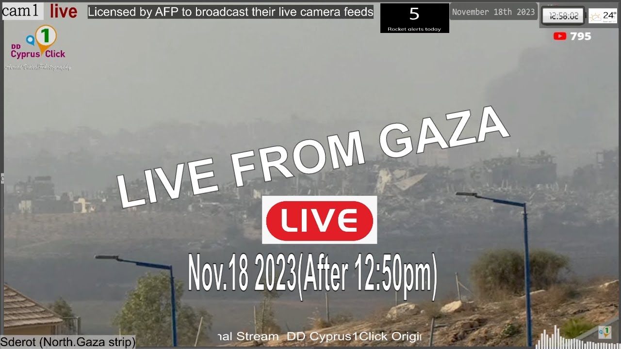 GAZA LIVE : Palestine,GAZA | Multi-cams | Stream#96 - YouTube