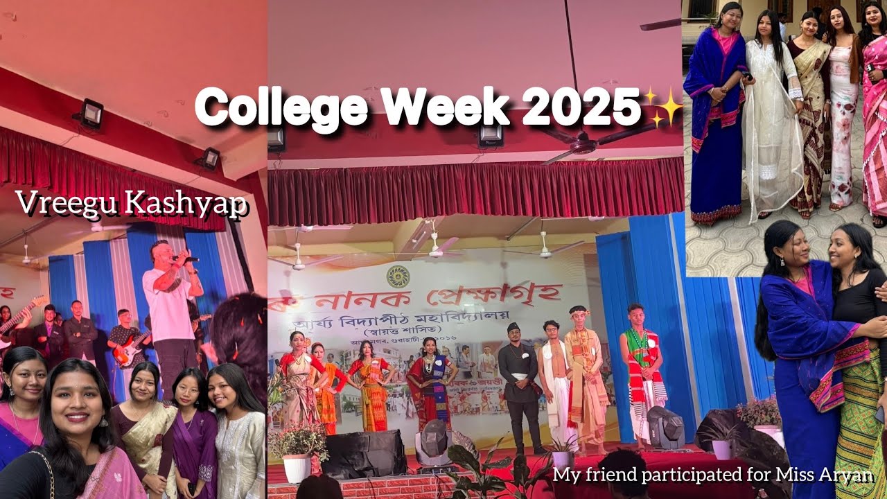College Week 2025|Arya Vidyapeeth College|Mr And Miss Aryan|Vreegu ...