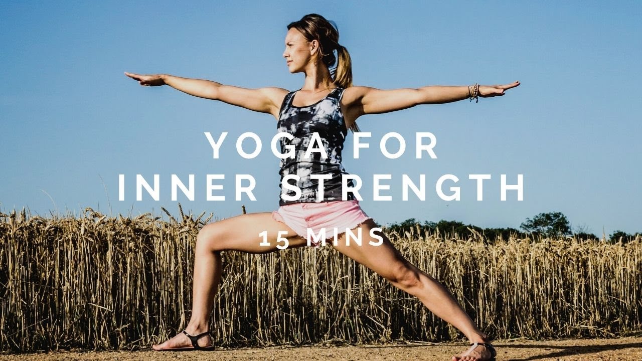 Yoga for inner strength flow 15 min | Namas Yoga - YouTube
