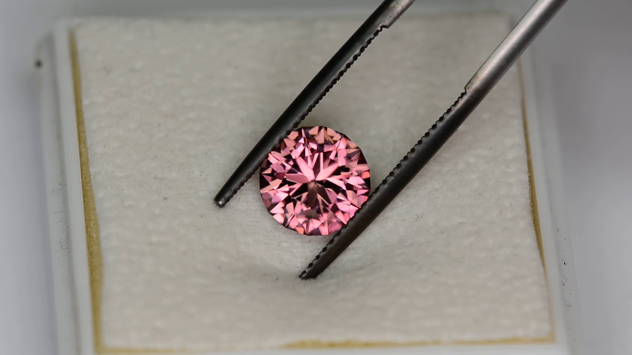 3.18ct Pink Zircon - YouTube