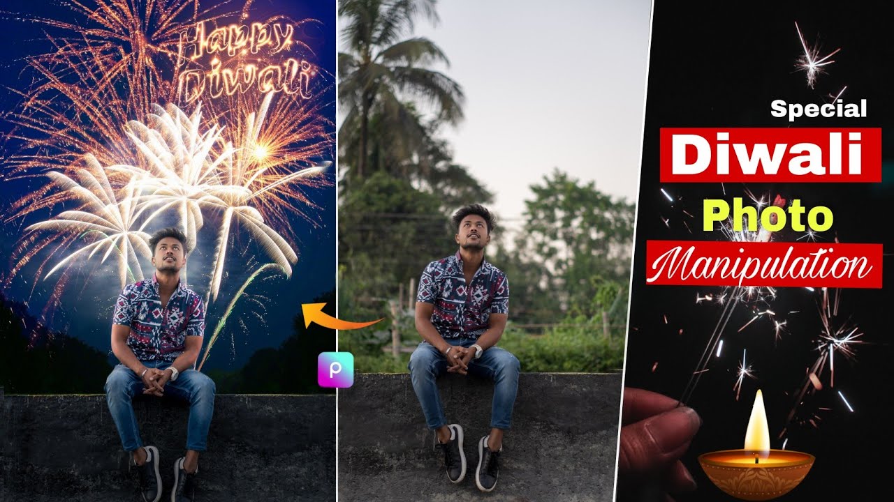 Diwali special photo Editing kaise kare | happy diwali photo editing ...